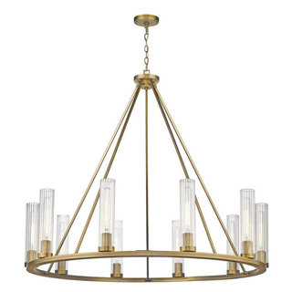 10 Light Chandelier In Transitional Style-40 Inches Tall and 46 Inches ...