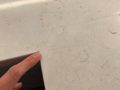 Damaged quartz countertops help