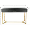Black and Gold Console Table - Contemporary - Console Tables - by ...