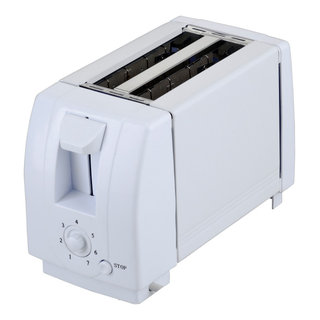 2 Slice Toaster, 750W, 9.5 Inch, Ul/Etl, White, 6 Pc/Ctn - Contemporary ...