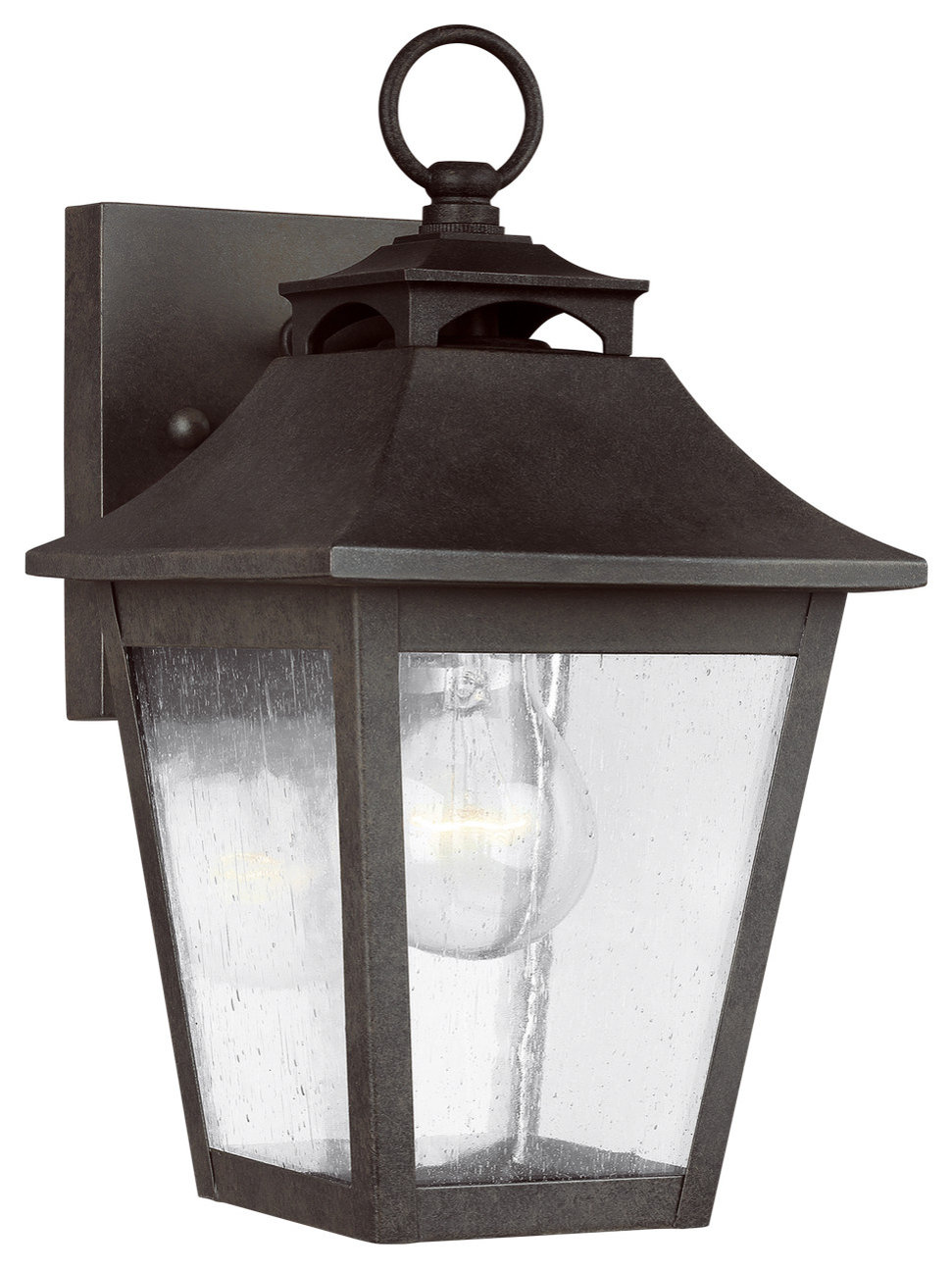 Galena One Light Lantern in Sable - Transitional - Outdoor Wall Lights ...