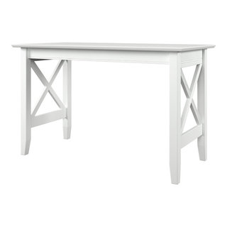 Lexi Work Table in White - Transitional - Desks And Hutches - by ...