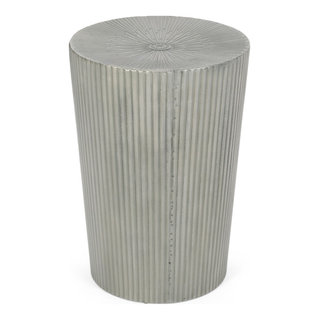 Pamsha Modern Iron Sunburst Side Table - Contemporary - Side Tables And ...