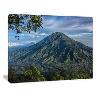 Merbabu Volcano in Java, Large Landscape Canvas Art Print, 20"x12 ...
