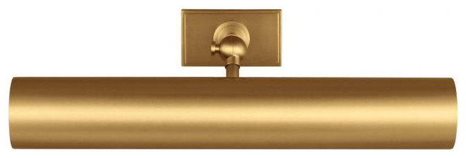 Kenyon Picture Light, 2-Light, Burnished Brass, 18" - Transitional ...