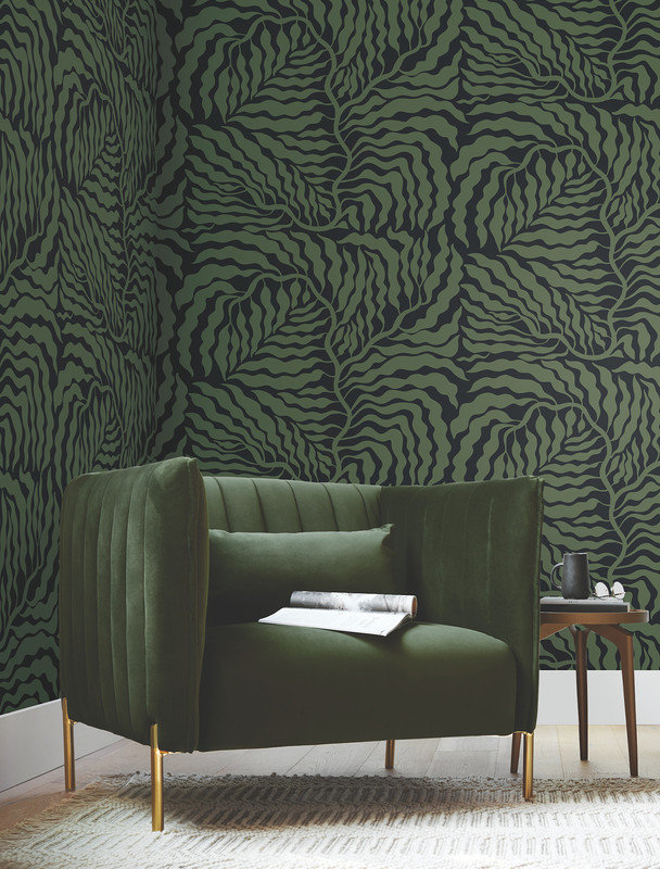 Fern Fronds Wallpaper - Contemporary - Wallpaper - by York ...