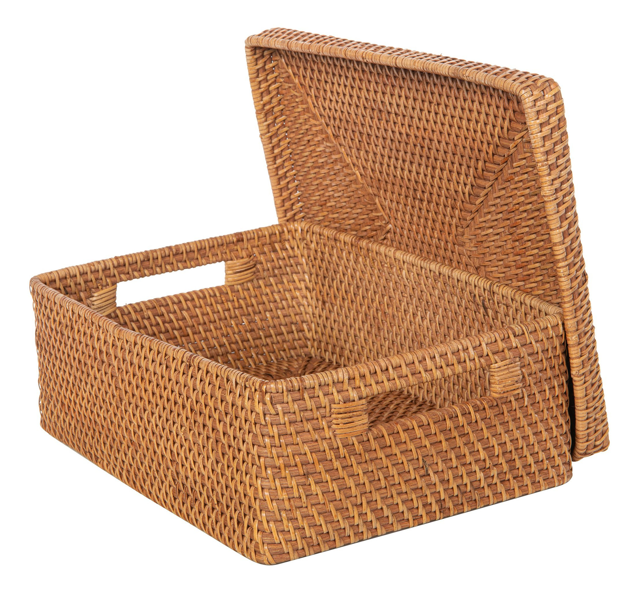 Loma Rattan Storage Box and Shelf Storage Basket - Tropical - Storage ...