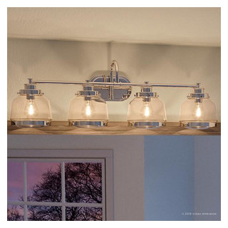 Luxury Industrial Vanity Light, Nottingham Series - Industrial ...