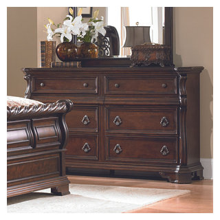 Dilmon 8 Drawer Double Dresser - Traditional - Dressers - by Modon | Houzz