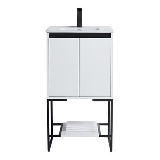 Urbania Vanity Set, 20" - Industrial - Bathroom Vanities And Sink ...