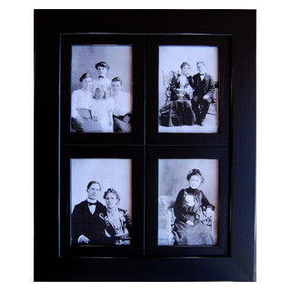 Window Pane Collage Frame, Openings, Black Distressed, 5"x7 ...