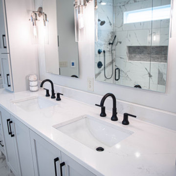 75 Double-Sink Walk-In Shower Ideas You'll Love - October, 2024 | Houzz