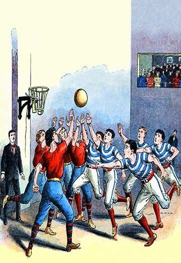 Victorian Basketball, 16" x 24" - Traditional - Prints And Posters - by ...