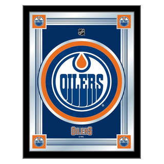 Edmonton Oilers Logo Mirror - Contemporary - Wall Accents - by GwG ...