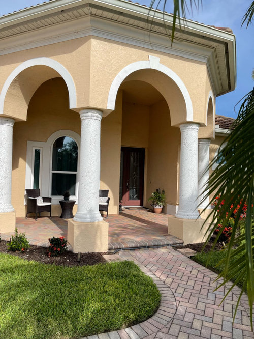 Design ideas for my arched porch