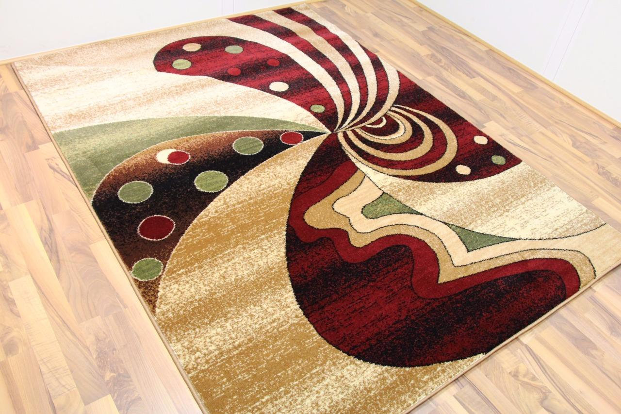 Persian Rugs Modern Trendz Collection 1802, Beige, 9'0x12'6, 2'x3'4 ...