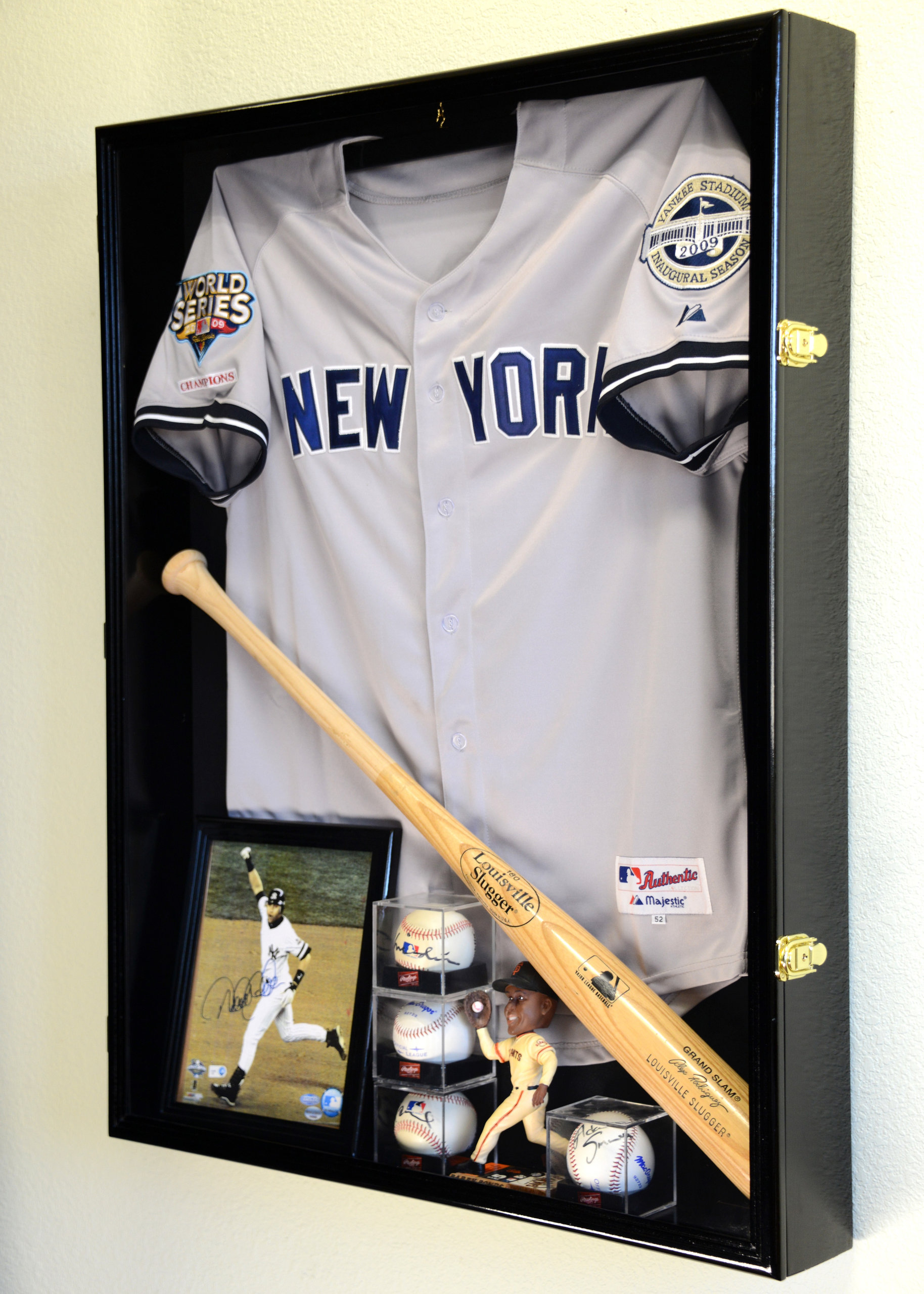 Extra Deep Jersey, Shadow Box Display Case With 98% UV - Contemporary ...