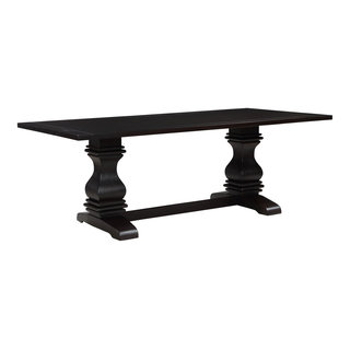 Parkins Rectangular 86" Dining Table Rustic Espresso - Dining Tables ...