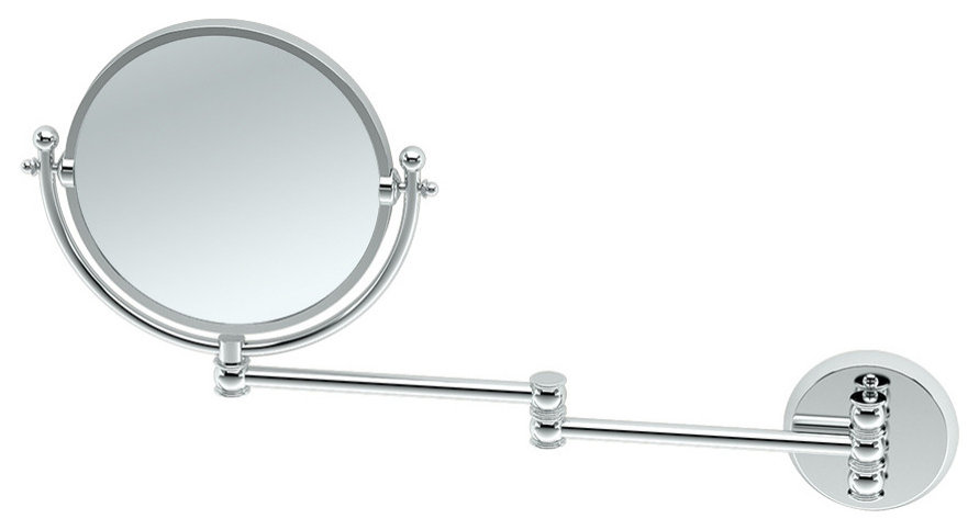 Swing Arm Wall Mirror - Traditional - Makeup Mirrors - by Transolid | Houzz