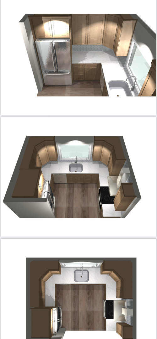 Kitchen layout design help