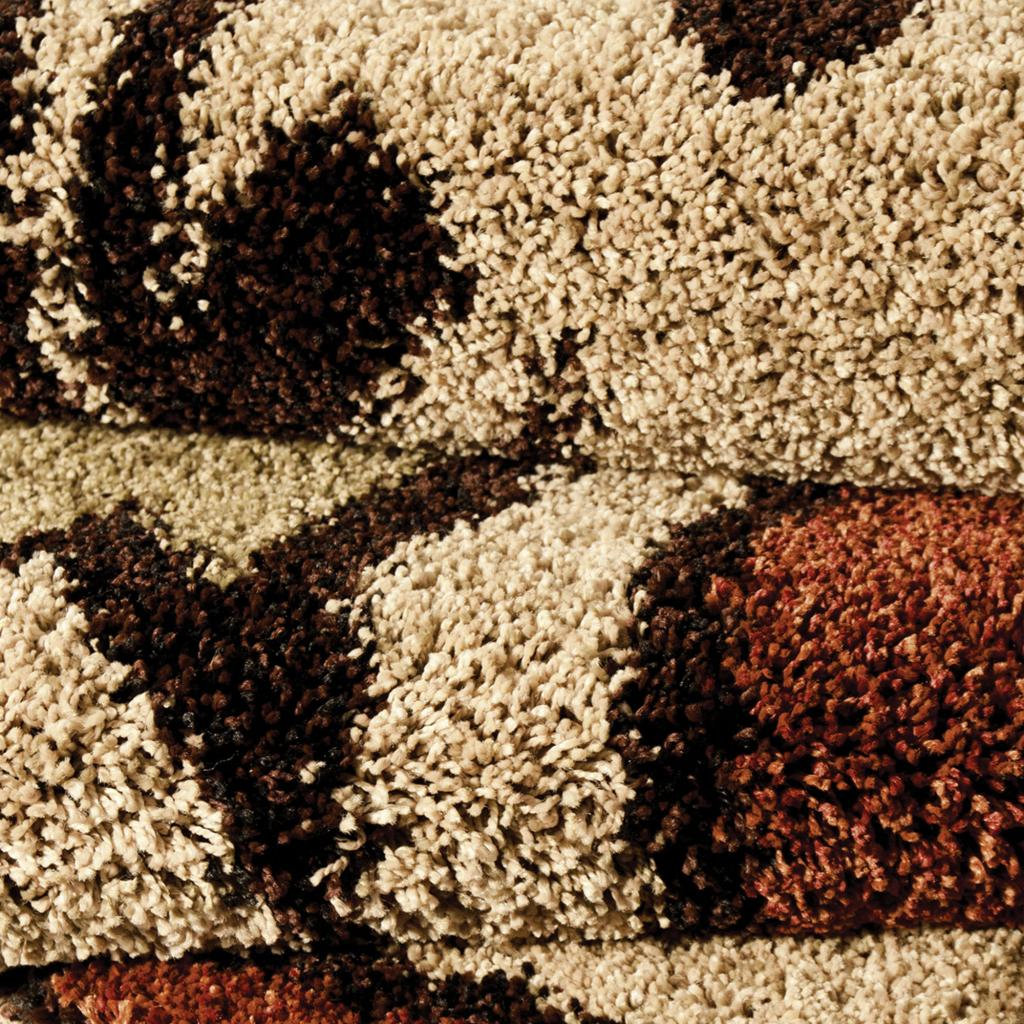 Orian Wild Weave Getty Bisque Shag Area Rug, Multicolor, 7'10"x10'10 ...