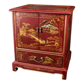 Japanese End Table - Asian - Side Tables And End Tables - by Oriental ...