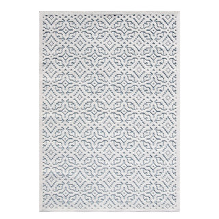 Orian Nouvelle Boucle Blackrock Natural Neptune Area Rug, 9'0" x 13'0 ...