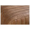Endora Bench Open Road Brown Leather - Midcentury - Upholstered Benches ...