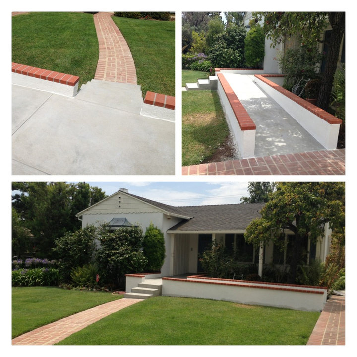 75 Beautiful Concrete Wheelchair Ramp Home Design Ideas & Designs ...