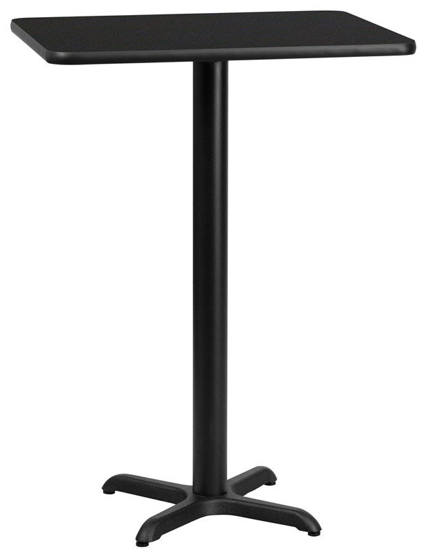 24"x30" Rectangular Laminate Table Top With 22"x22" Base - Contemporary ...