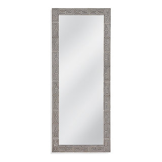 Newton Floor Mirror - Bone/Black - Contemporary - Floor Mirrors - by ...