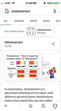 Same color, different lighting?
