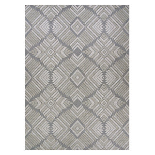 Couristan Dolce Botswana 5465 and 0565 Geometric Rug, Umber, 8'1"x11'2 ...