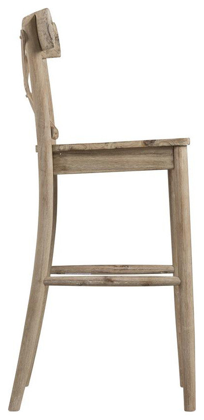 Transitional Style Keaton Bar Stool - Rustic - Bar Stools And Counter ...