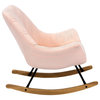 Nara Rocking Chair With Rubberwood Rocker Rails - Contemporary ...