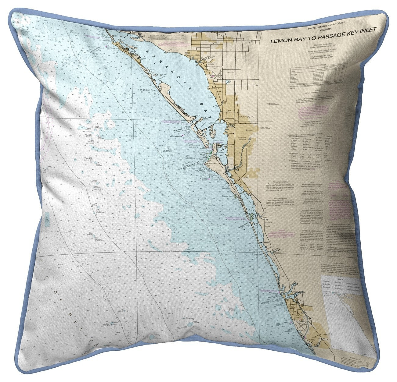 Betsy Drake Venice - Lemon Bay to Passage Key Inlet, FL Nautical Map ...