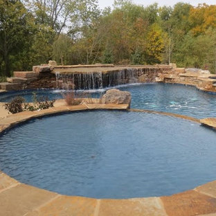 75 Beautiful Rustic Stone Pool Pictures & Ideas | Houzz