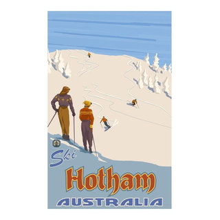 by Artist Paul A. Lanquist Hotham Australia Art Print, 30"x45 ...