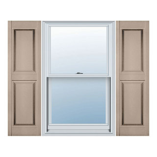 Mid-America, Standard Size Williamsburg Double Panel Shutters, Wicker ...