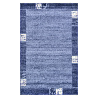 Unique Loom Del Mar Sarah Rug, 5'x8' - Contemporary - Area Rugs - by ...
