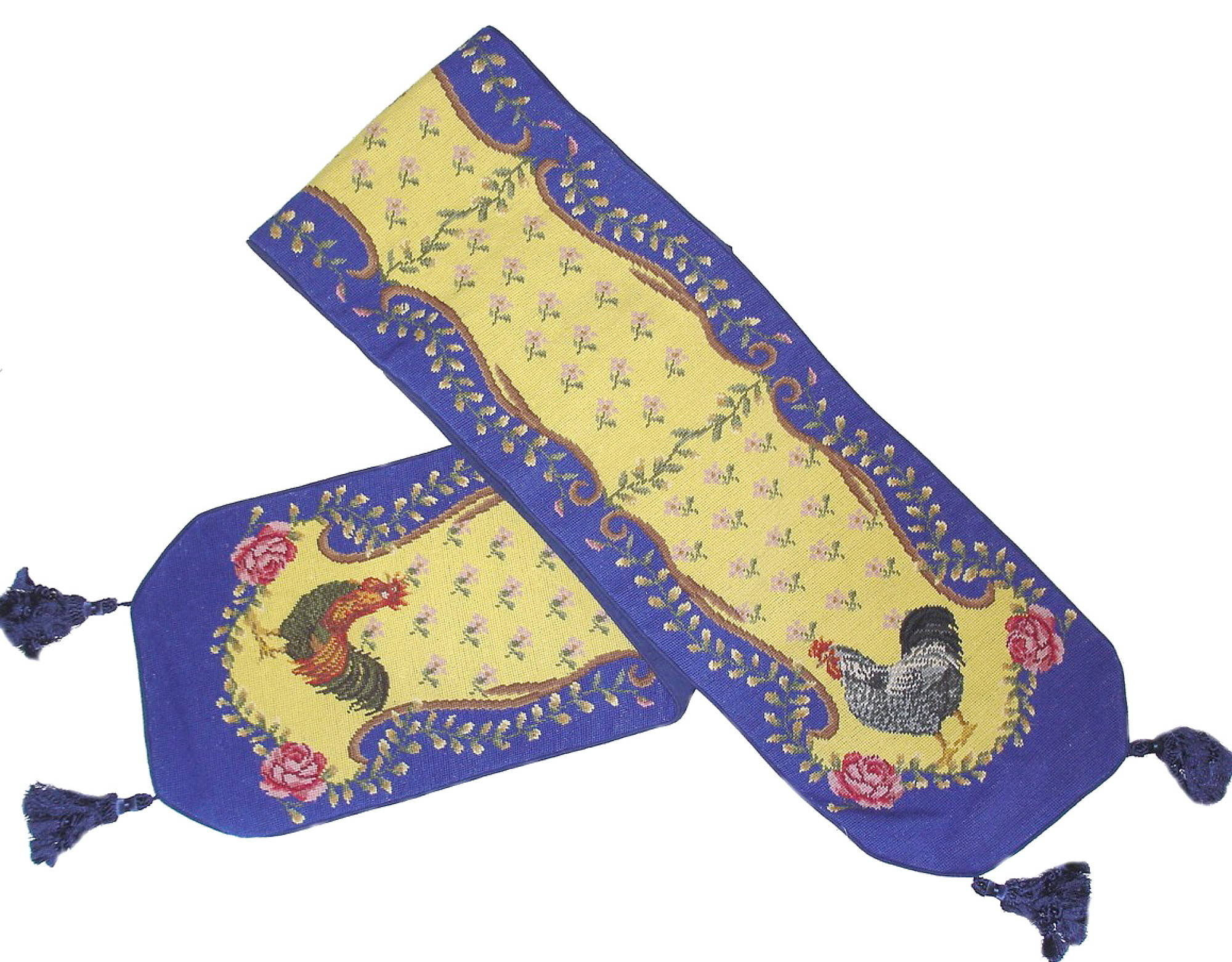 Roosters Table Runner, 72"x14" - Farmhouse - Table Runners - by Hkh ...