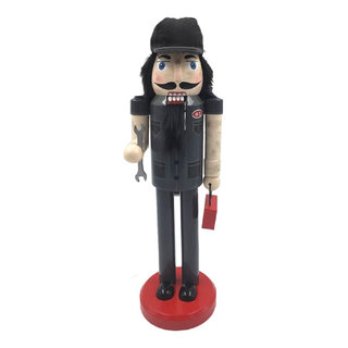 Santa's Workshop 14" Mechanic Nutcracker - Traditional - Holiday ...