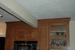 Crown molding on shaker style cabinets