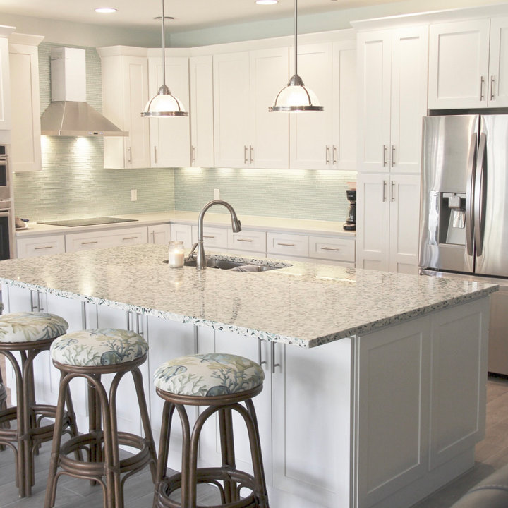 75 Beautiful Kitchen with Terrazzo Benchtops Ideas & Designs - November ...