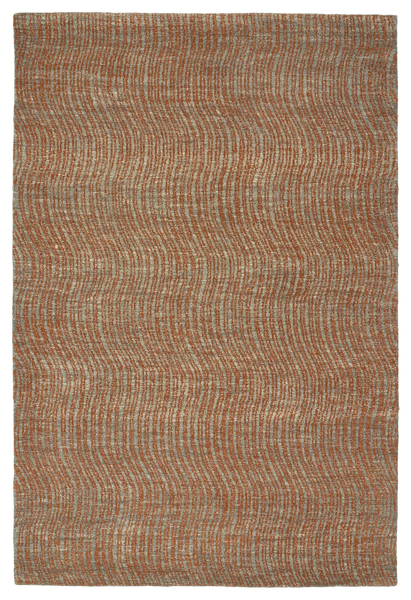 Kaleen Textura Collection Rug, Paprika, 5'x7'9" - Contemporary - Area ...