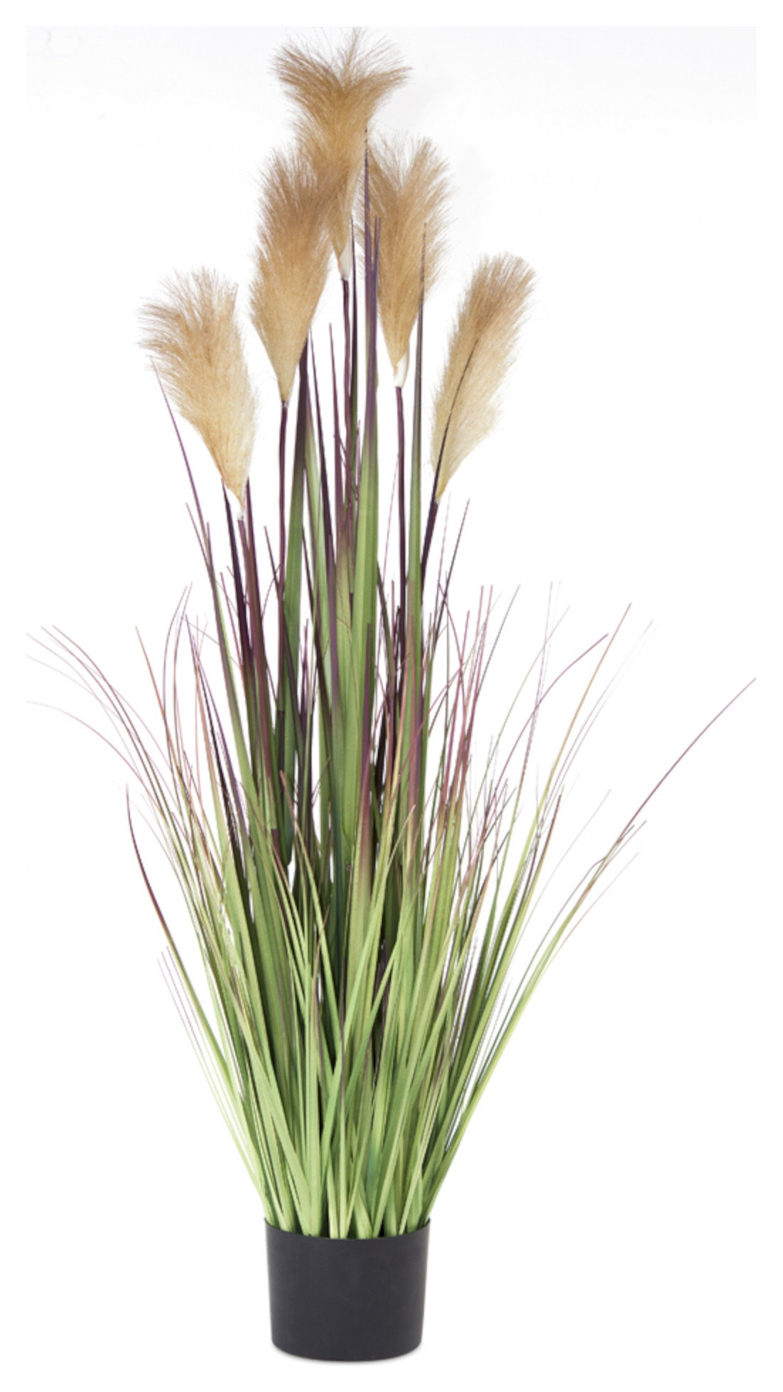 Potted Grass/Foxtail (Set of 2) 48"H PVC/Plastic - Artificial Plants ...