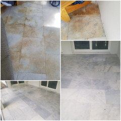 HELP!! Mystery stains on new marble pool deck