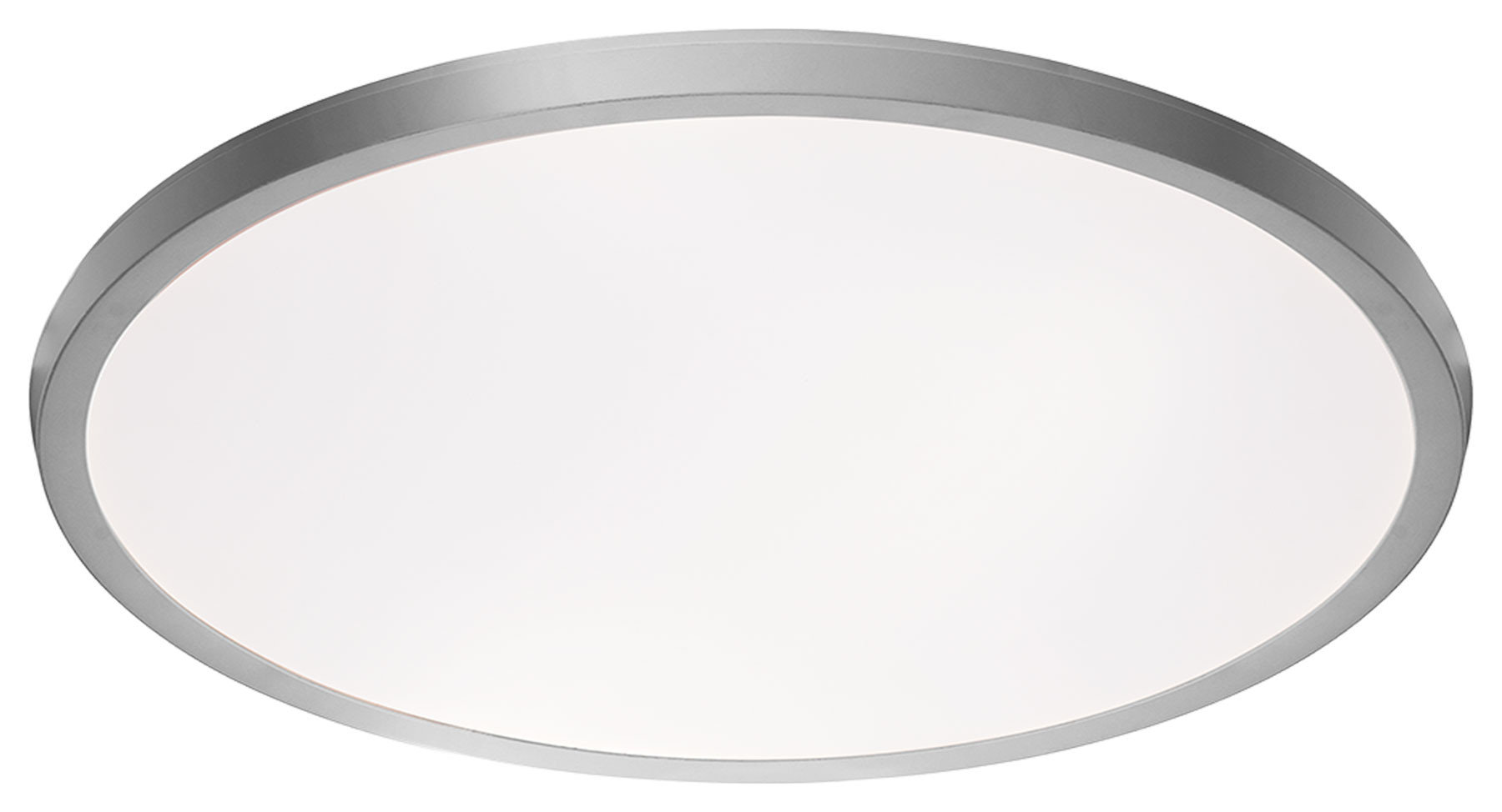 Argo 19" LED Round Flush Mount 2700k, Brushed Nickel - Transitional - Flush-mount Ceiling ...