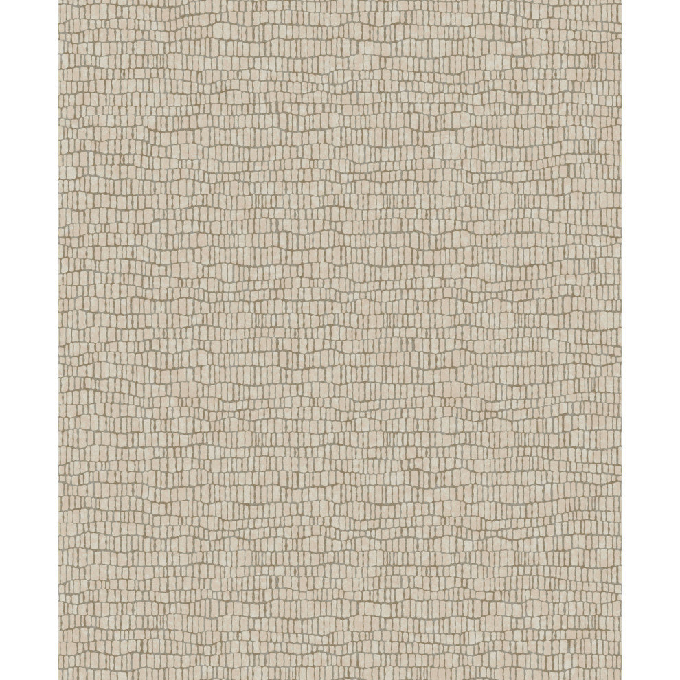 Light Gray Metallic Skin Wallpaper - Contemporary - Wallpaper - by York ...