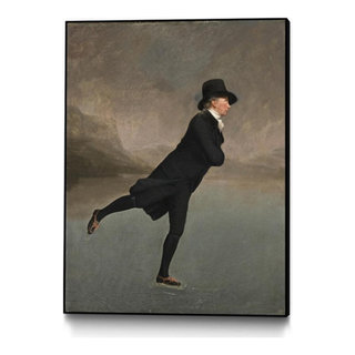 Giant Art Canvas 30x40 Reverend Robert Walker Skating Framed in Multi ...